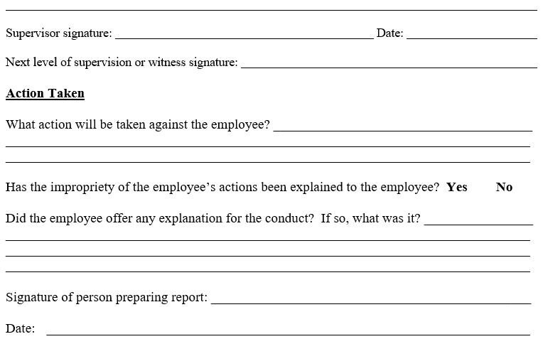 Employee Disciplinary Notice - Etsy