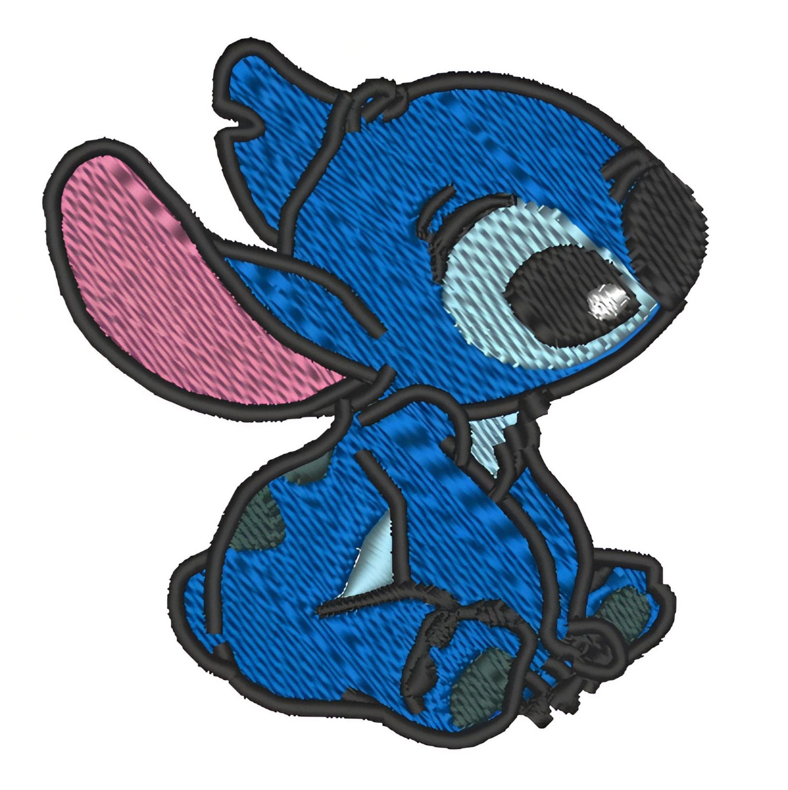Stitch Machine Embroidery Design File, Lilo and Stitch Embroidery, Cute ...