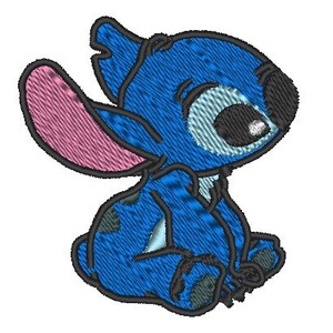 Stitch Machine Embroidery Design File, Lilo and Stitch Embroidery, Cute ...