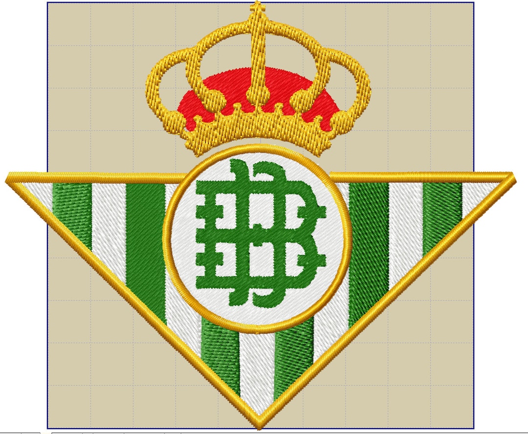 Logotipo Del Club De Fútbol Betis, Diseño Bordado a Máquina. Логотип ...