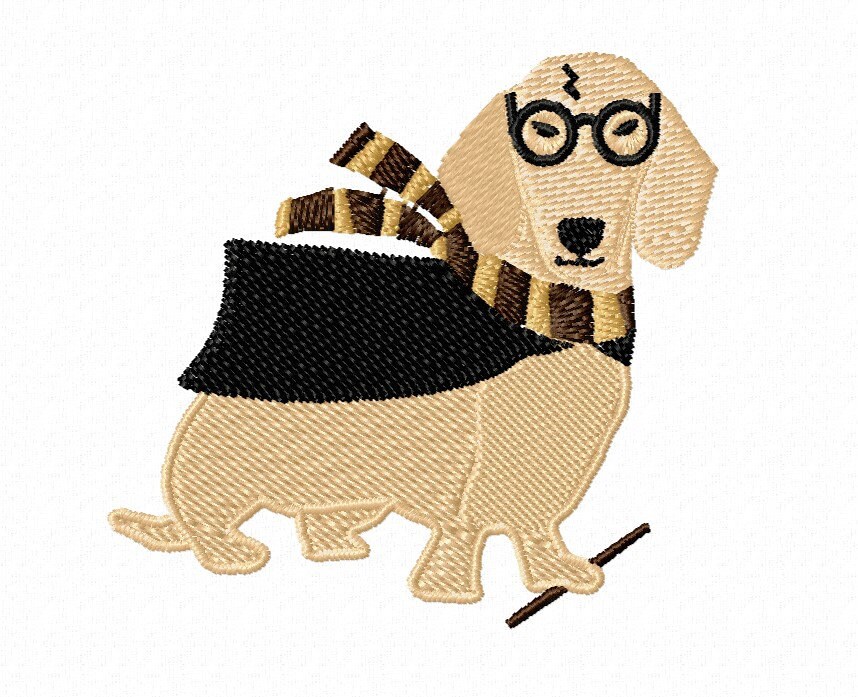 El Perro Mago.. El Diseño Del Bordado a Máquina. Dog Wizard. the Design ...
