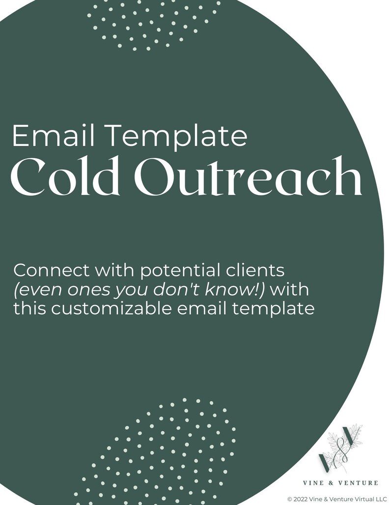 VA Cold Outreach Email Template for Virtual Assistant client Lead ...