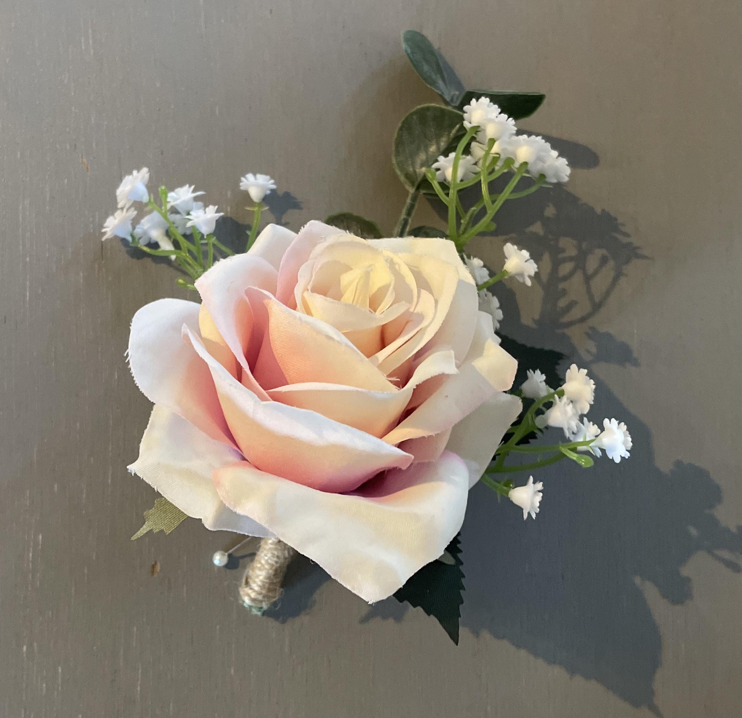 Elegant Rose Wedding Buttonholes Rustic Dried and Silk - Etsy