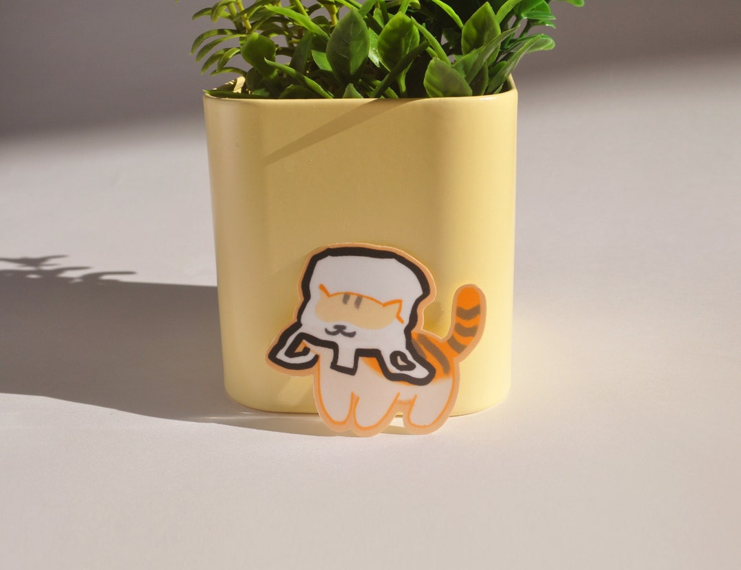 Cat Sticker | Neko Atsume Sticker | Cute Cat Sticker - Etsy