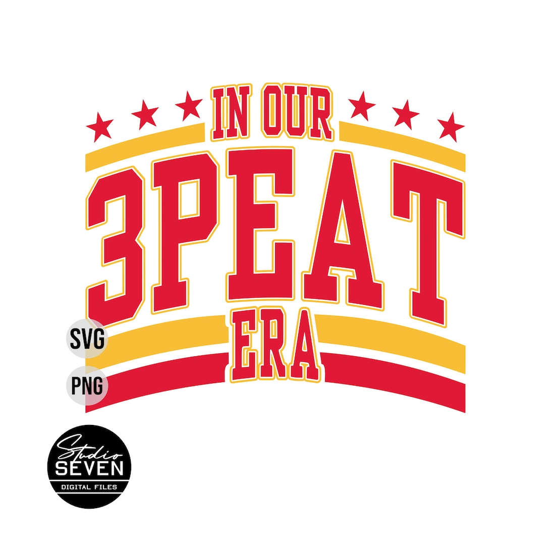 In Our 3peat Era Svg, Png, Sublimation, Layered, Retro, Groovy, Sports ...