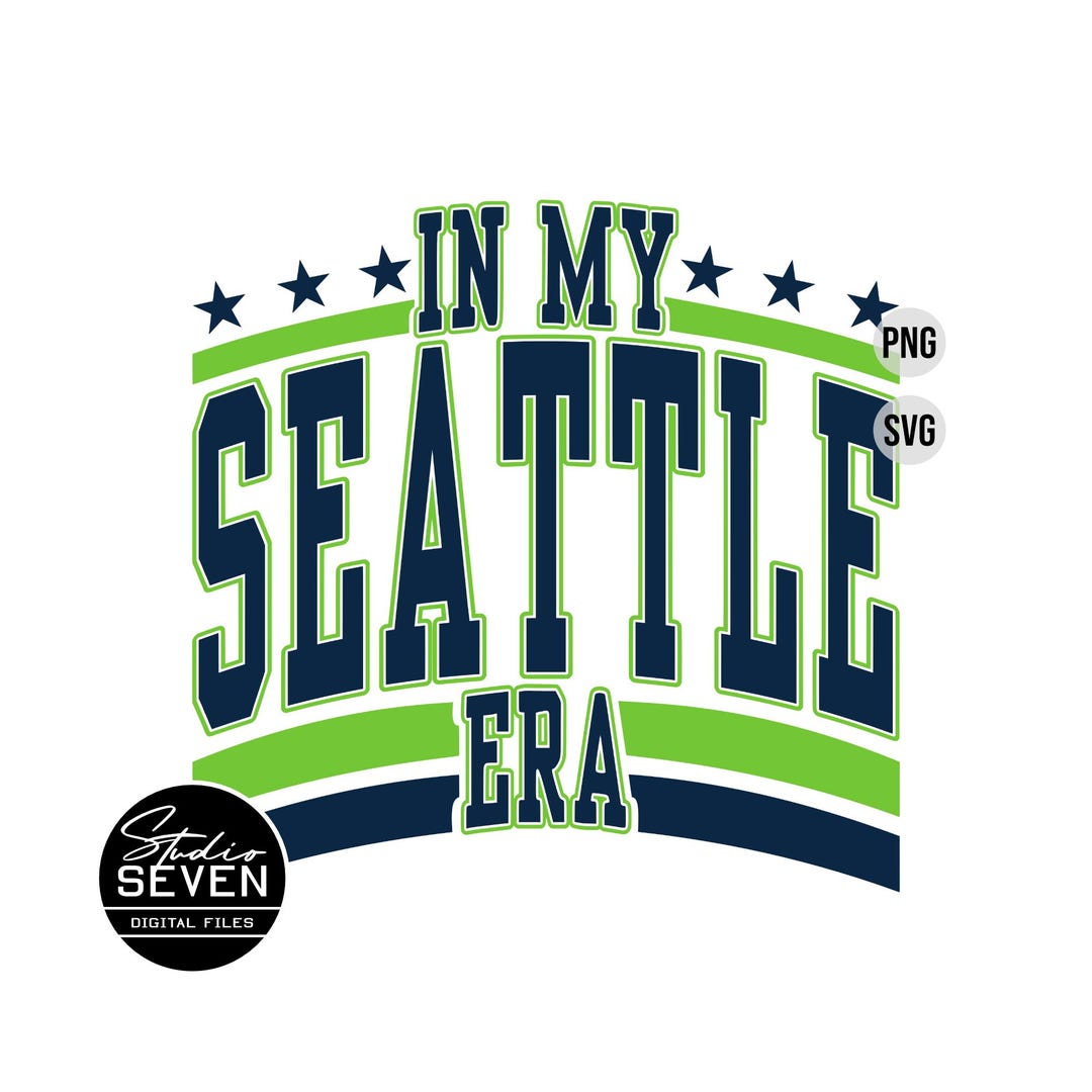 In My Seattle Era Png, Svg, Printable, Sublimation, Shirt Design, Retro ...