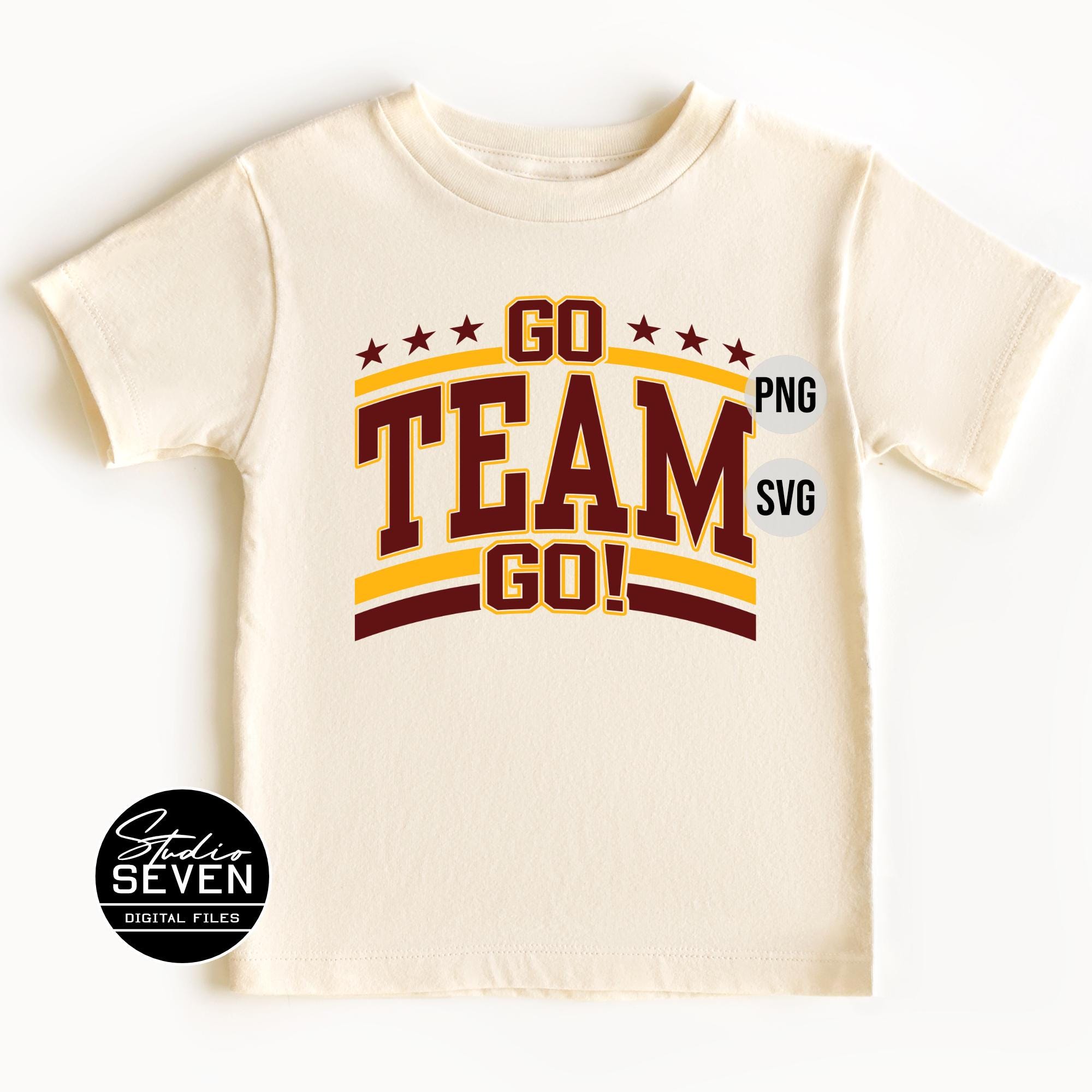 Go Team Go Png, Svg, Sublimation, Football, Football Svg, Game Day ...