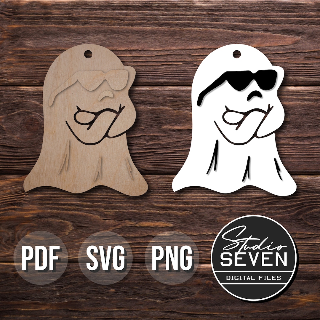 Ghost Earrings Svg, Boo Sheet, Ghost Earrings SVG, Glowforge Laser SVG ...