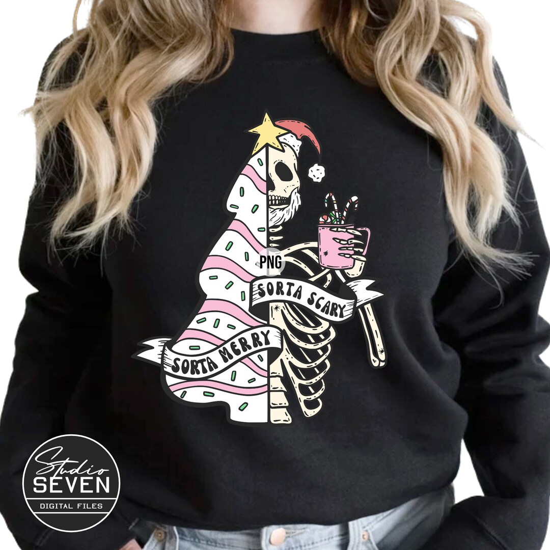 Sorta Scary Sorta Merry Christmas Tree Cake Png, Christmas Tree Cake ...