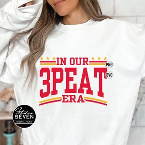 In Our 3peat Era Svg, Png, Sublimation, Sports, Varsity, Groovy, Trendy ...