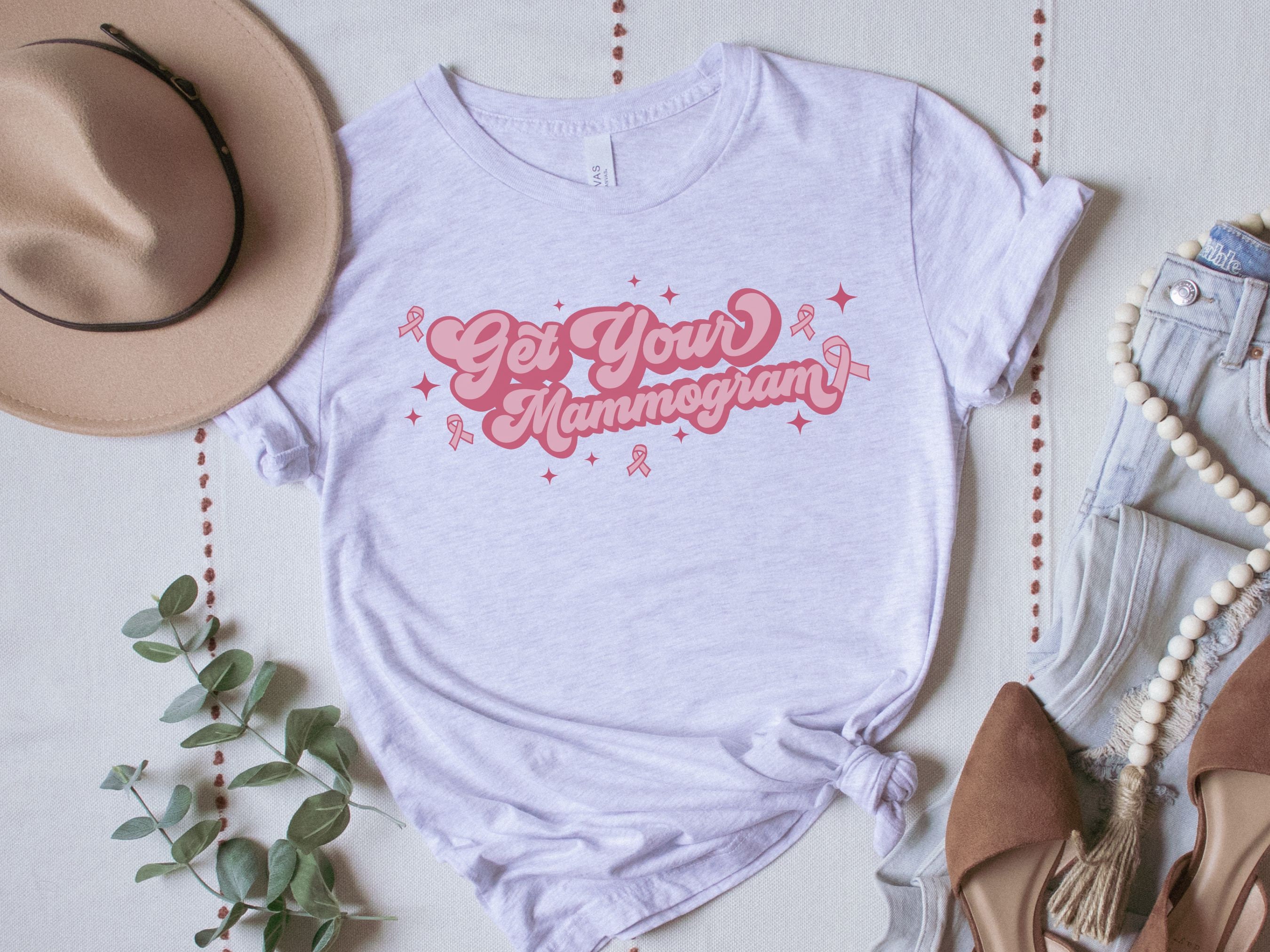 Get Your Mammogram Shirt, Breast Cancer Shirt, Breast Cancer Awareness ...