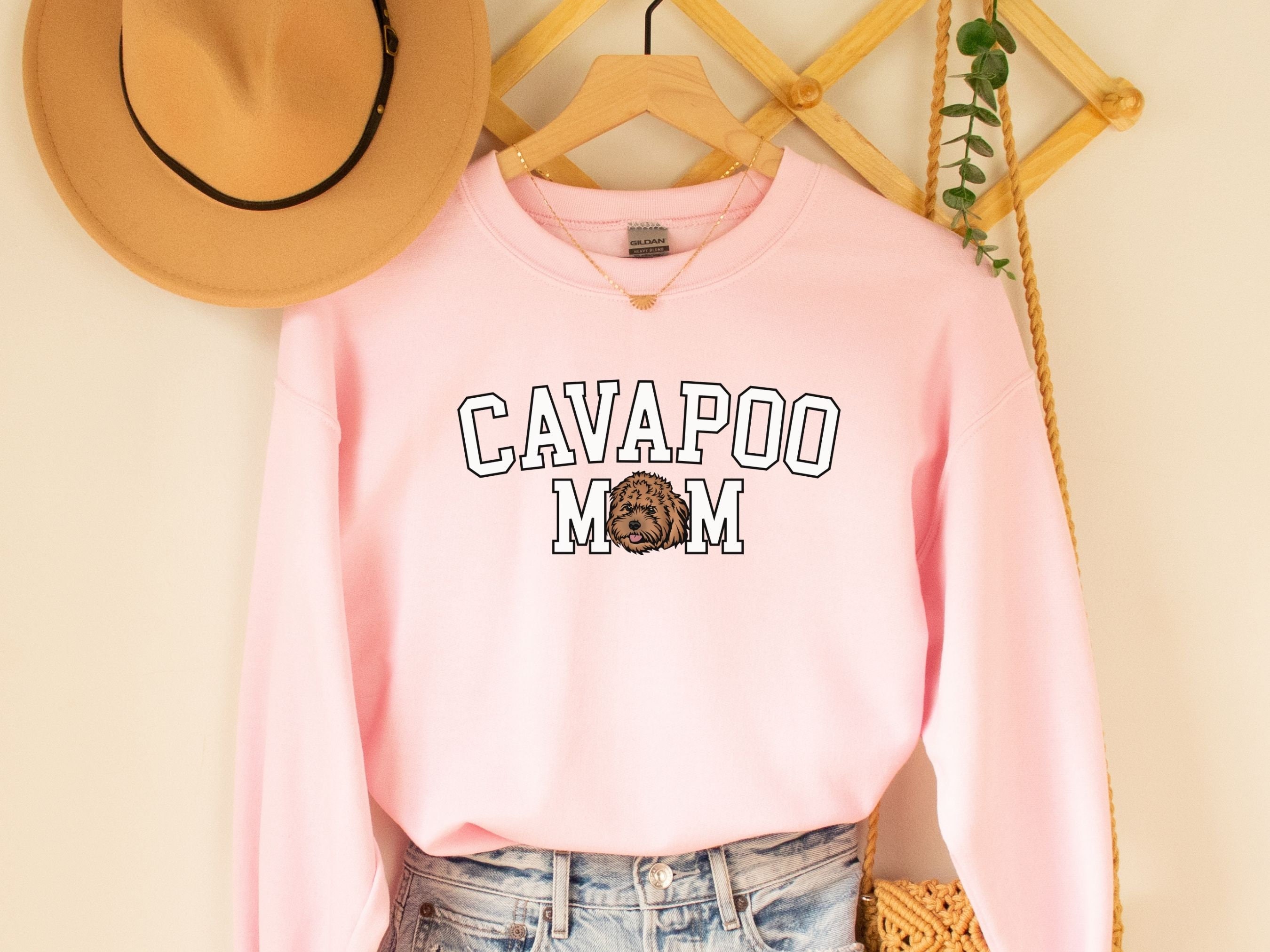 Cavapoo Mom Sweatshirt, Cavapoo Sweatshirt, Cavapoo Gifts, Cavapoo, Dog ...