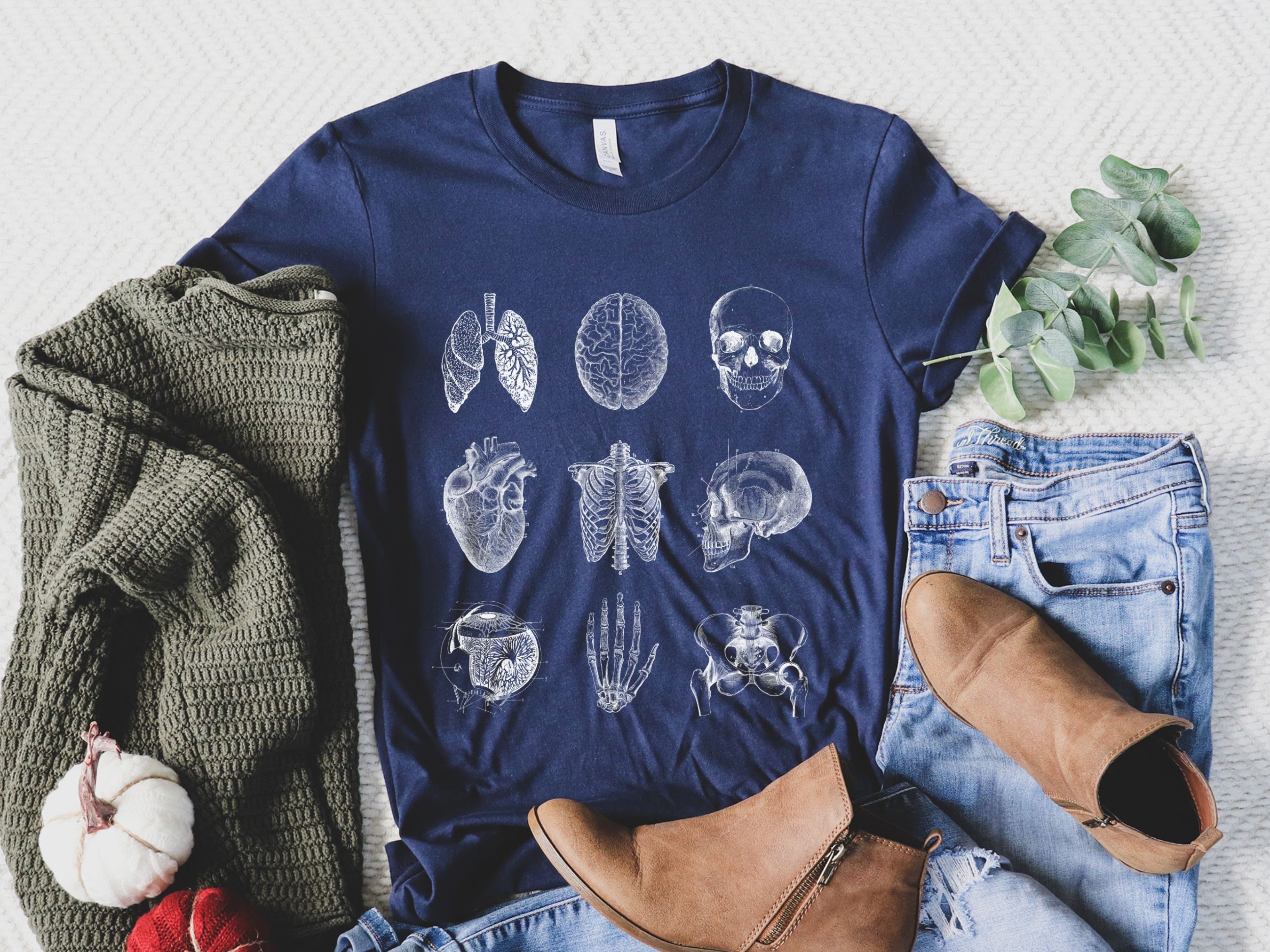 Anatomy Shirt, Anatomy Art, Dark Academia Shirt, Pastel Goth Shirt, Vintage Skeleton, Skeleton ...