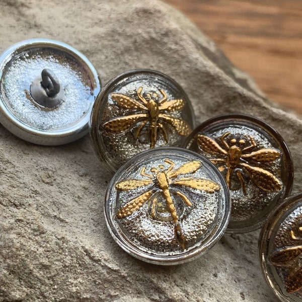Dragonfly Buttons - Etsy