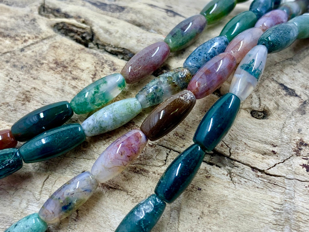 5x12mm, Fancy Jasper Rice Beads, 15-16 Inch Strand - Etsy