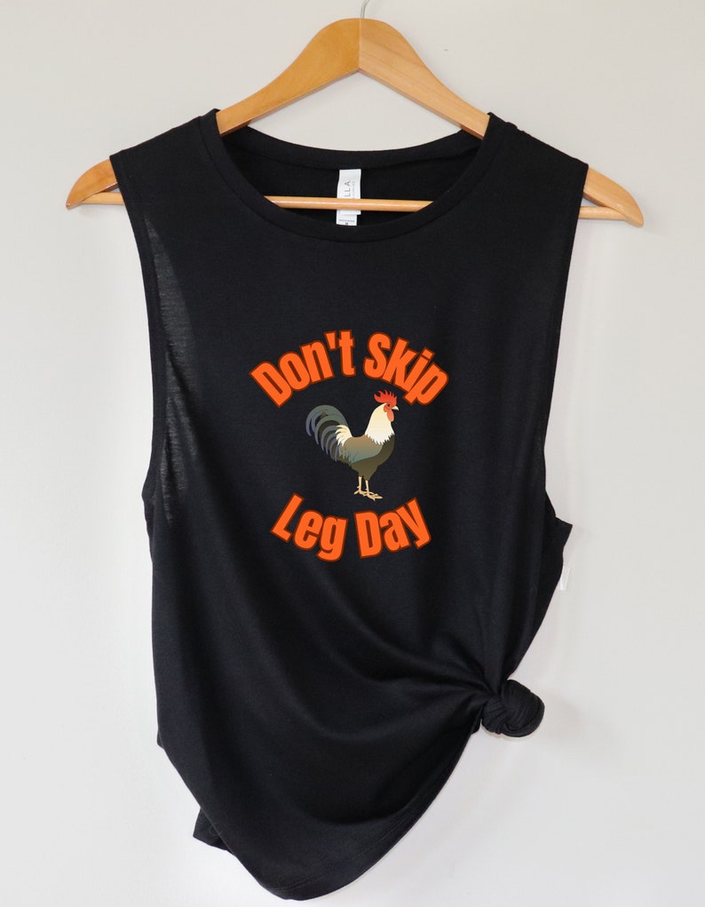 Leg Day Rooster Tank - Etsy