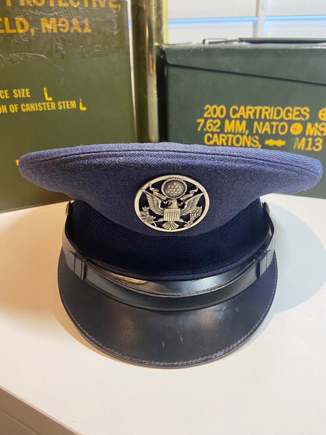 US Air Force Peaked Cap Good Condition - Etsy