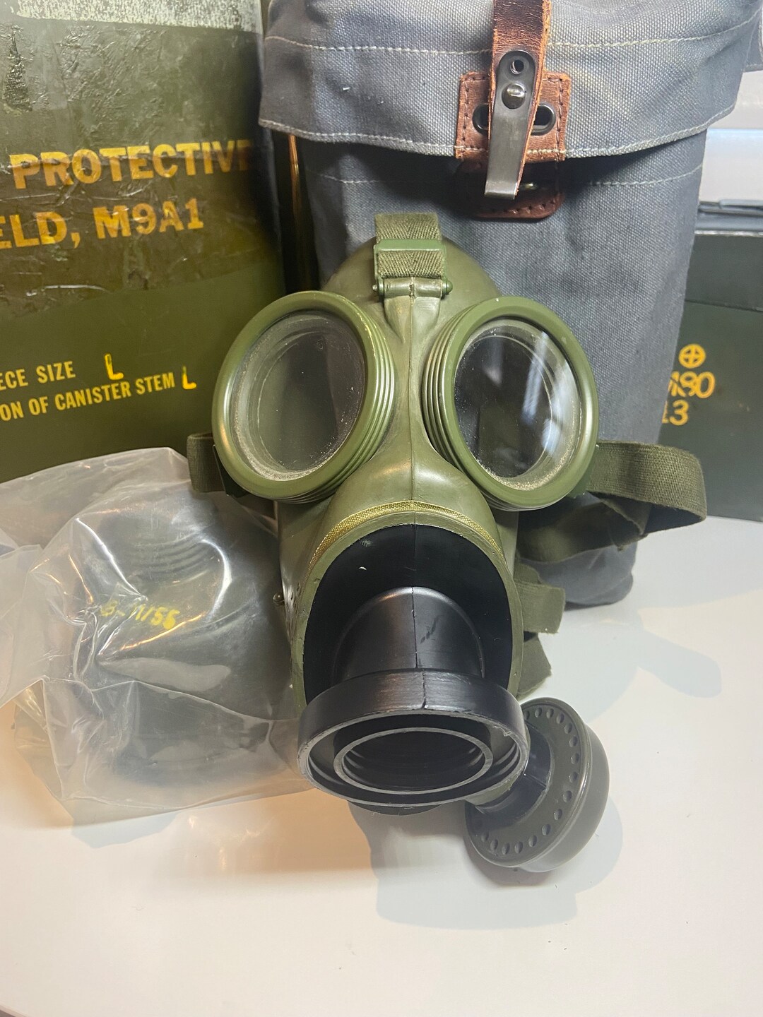 Dutch Army Model K Gas Mask Kit Excellent Condition - Etsy