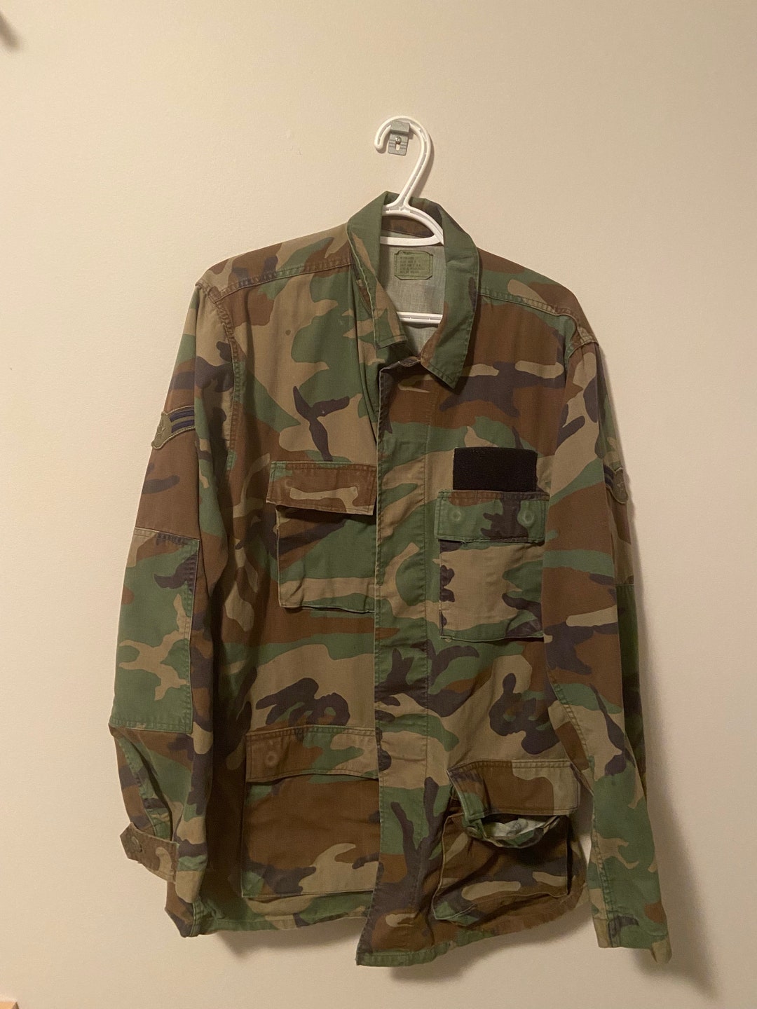 US Army M81 Woodland Camo Field Jacket Size Medium/xlong Great ...