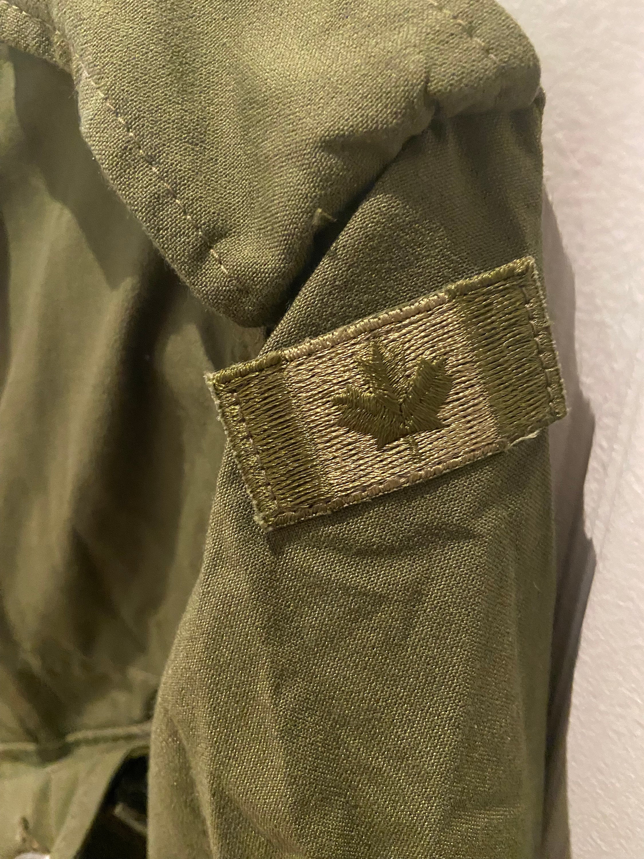 Canadian 82 Pattern OD Green Combat Shirt - Etsy Canada