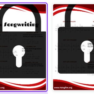 Songwriting Cheat Sheet- Common Chord Progressions! Piano & Guitar - Etsy