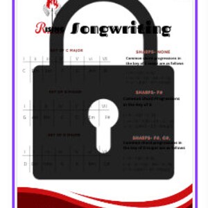 Songwriting Cheat Sheet- Common Chord Progressions! Piano & Guitar - Etsy