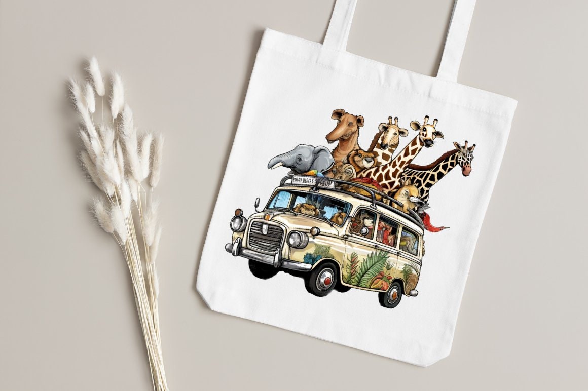 Wild Animals on Pick up Truck Clipart Bundle - 18 Designs - Etsy