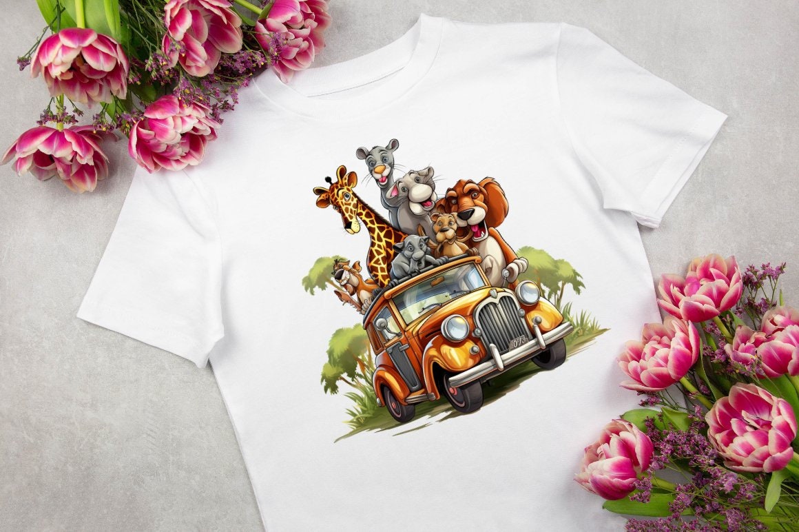 Wild Animals on Pick up Truck Clipart Bundle - 18 Designs - Etsy