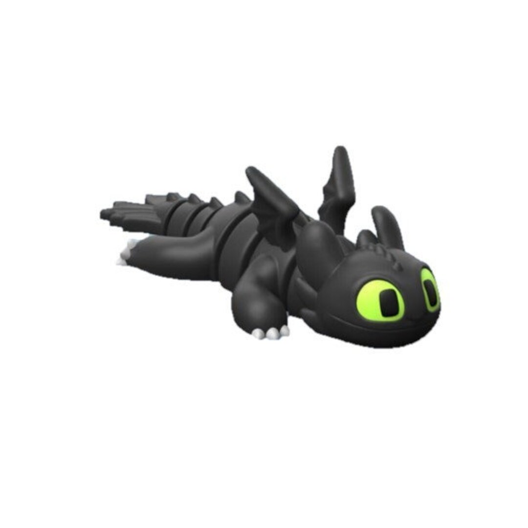 Poseable Articulated Toothless 3D Model How to Train Your - Etsy Australia