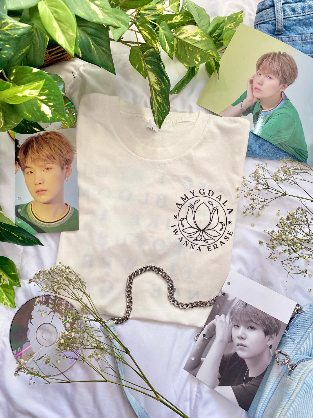 BTS Ivory Agust D Yoongi Suga Amygdala K-pop T-shirt - Etsy
