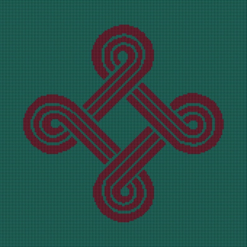 St. John Nordic Finnish Viking Symbol Looped Cross Nordic | Etsy