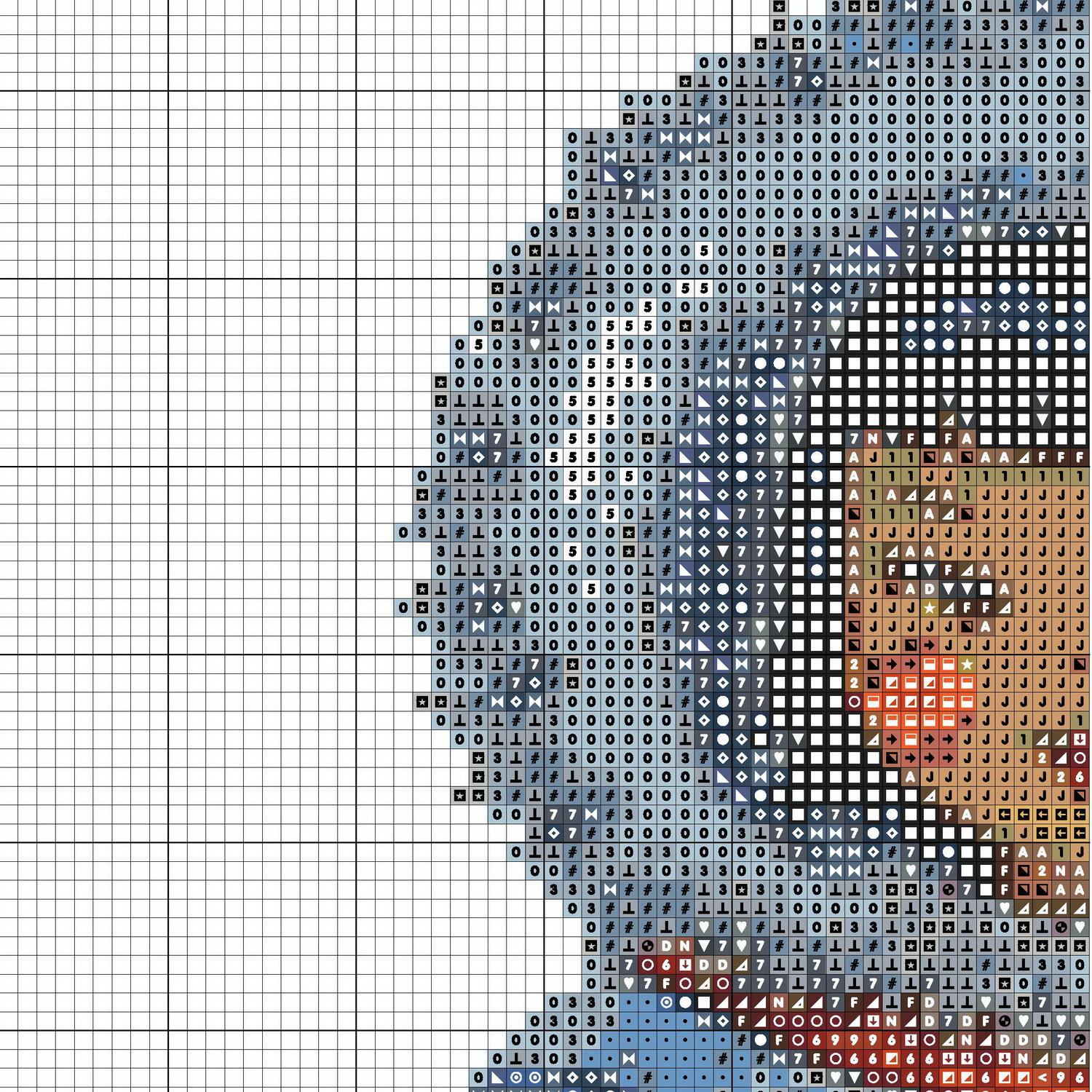 Little Eskimo Inuit Girl Ethnic Doll Counted Cross Stitch Pattern PDF ...