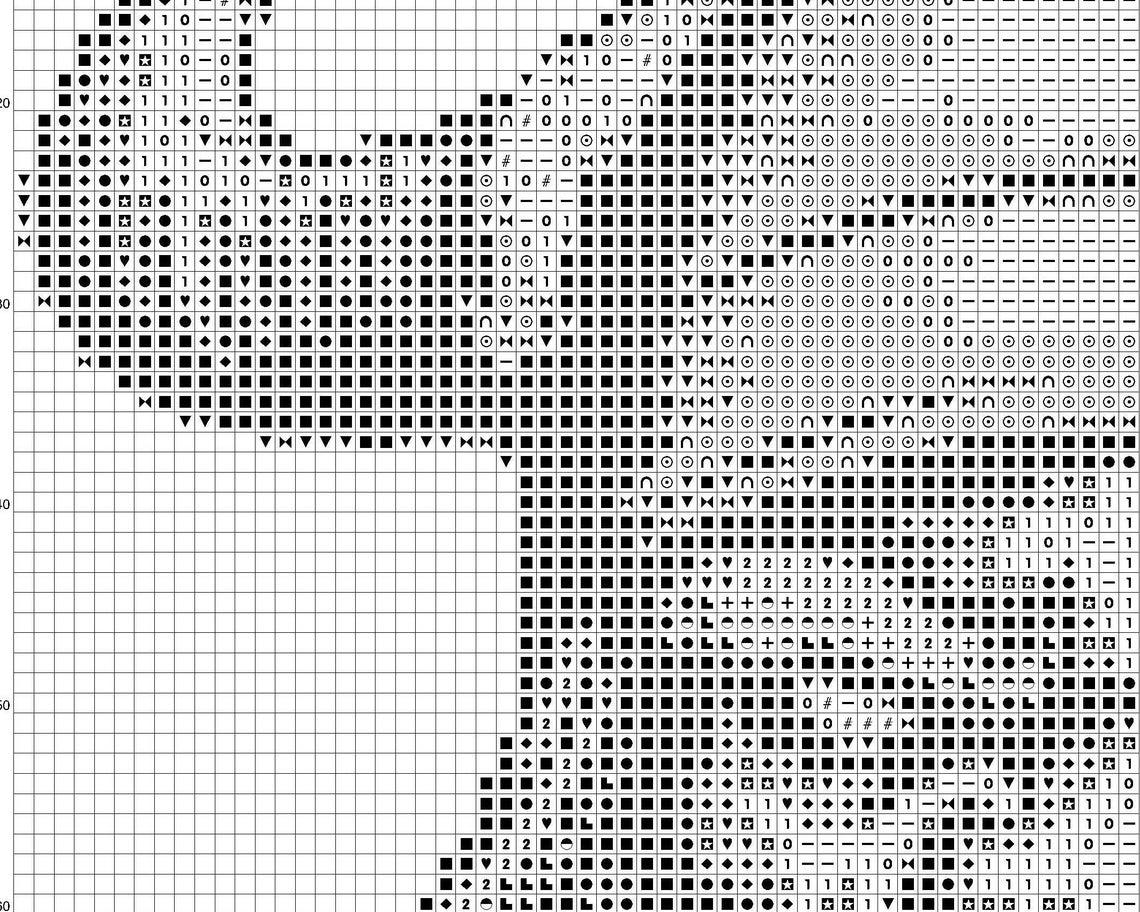 Viking Warrior Head Pattern Counted Cross Stitch Pattern PDF Chart ...