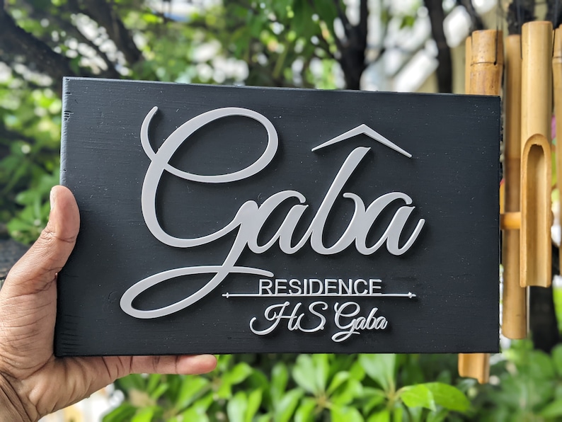 House Name Plate - Etsy