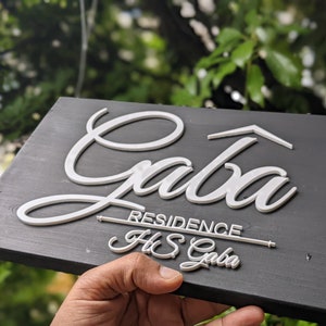 House Name Plate - Etsy