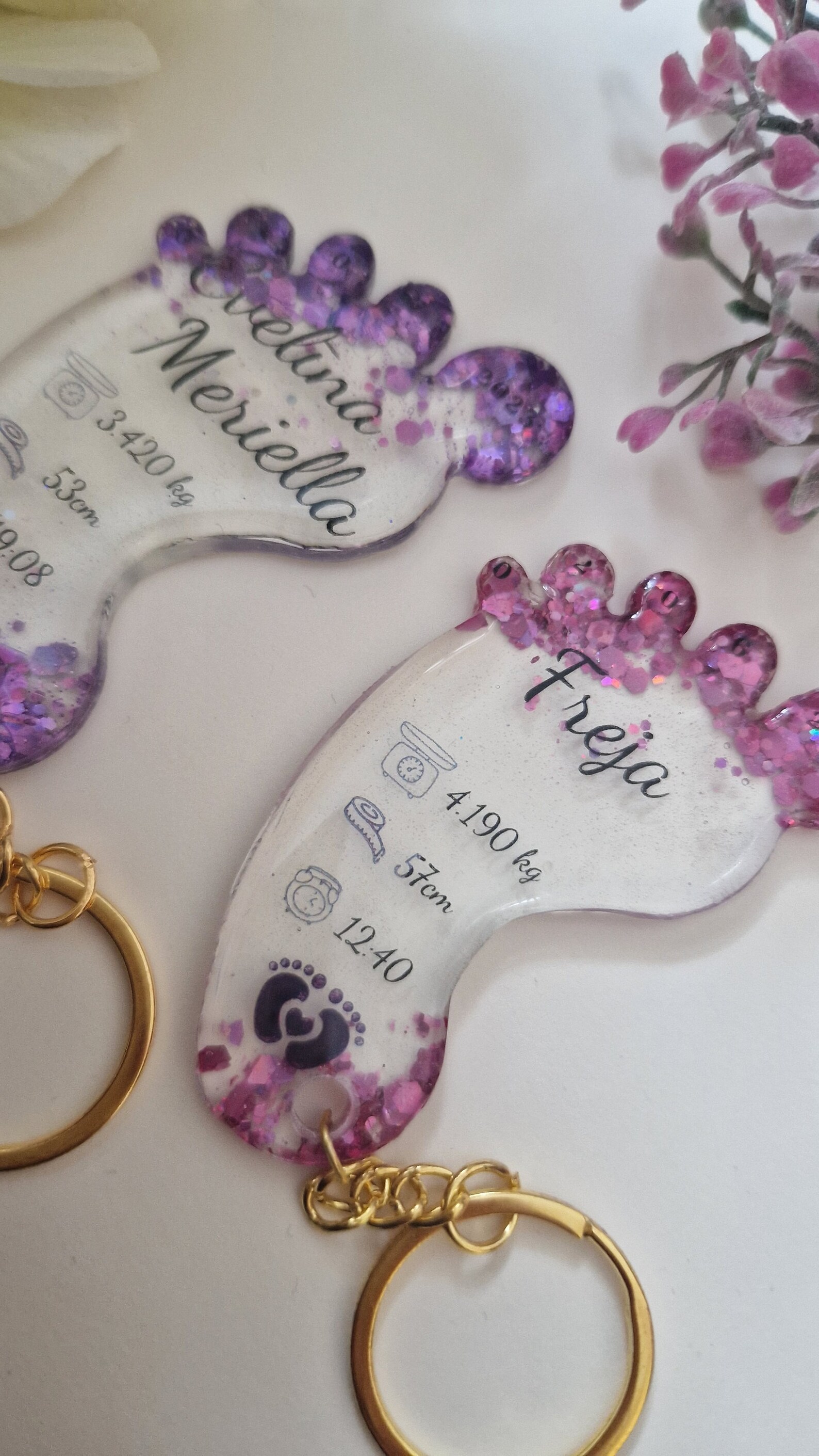 Metric Keychain Made of Epoxy Resin - Etsy