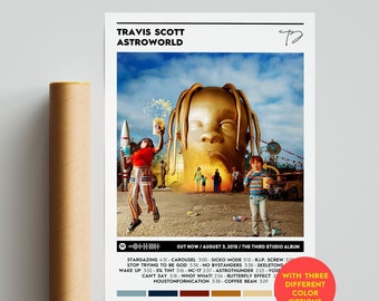 Travis Scott Astroworld Album Cover Poster - Etsy