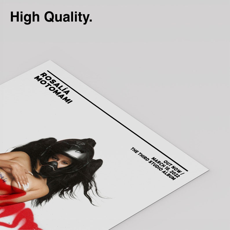 Rosalia Motomami Album Poster / Album Cover Poster / Room | Etsy