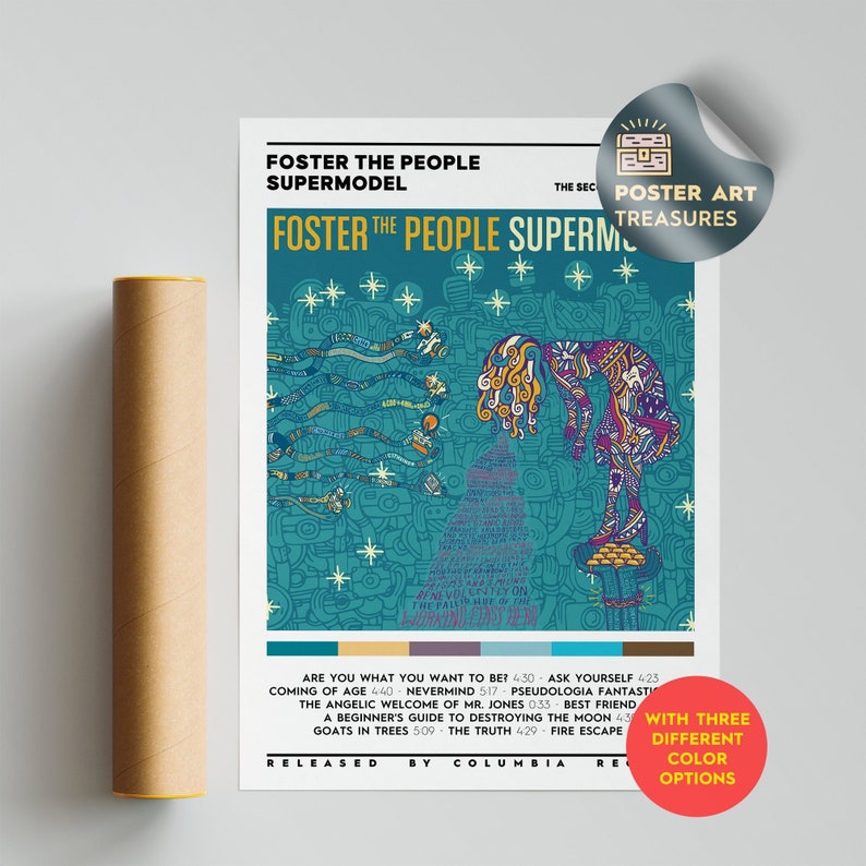 Foster The People Supermodel Poster