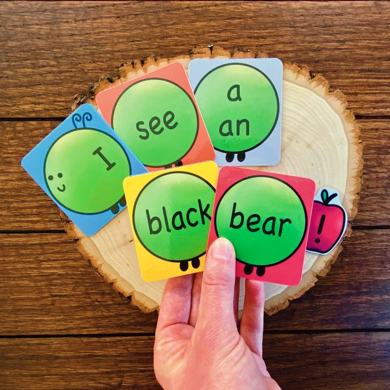 Sentence Building Cards, Colorful Sentence Construction Activity ...