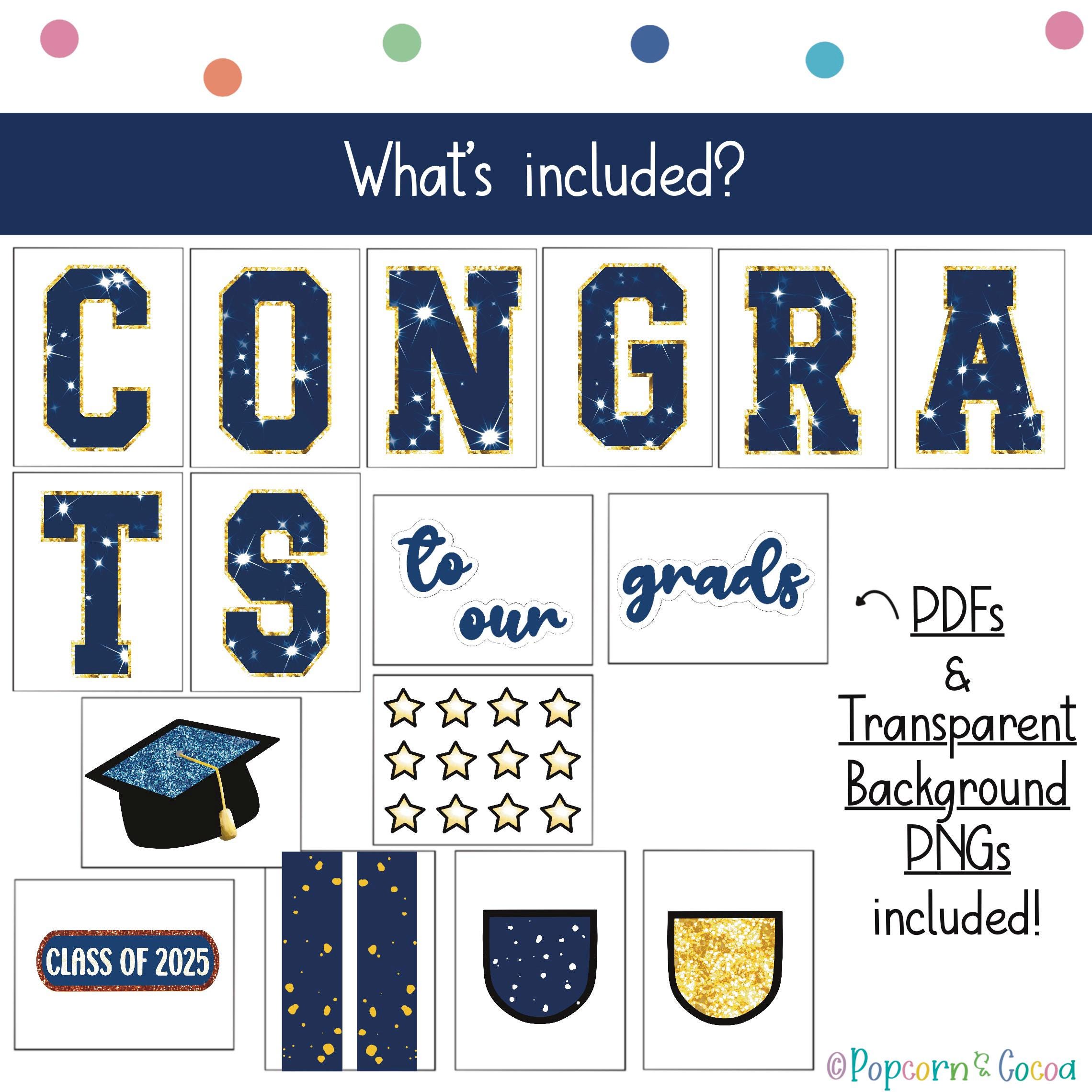 Graduation Bulletin Board Kit | Bulletin Board for Graduation | School ...