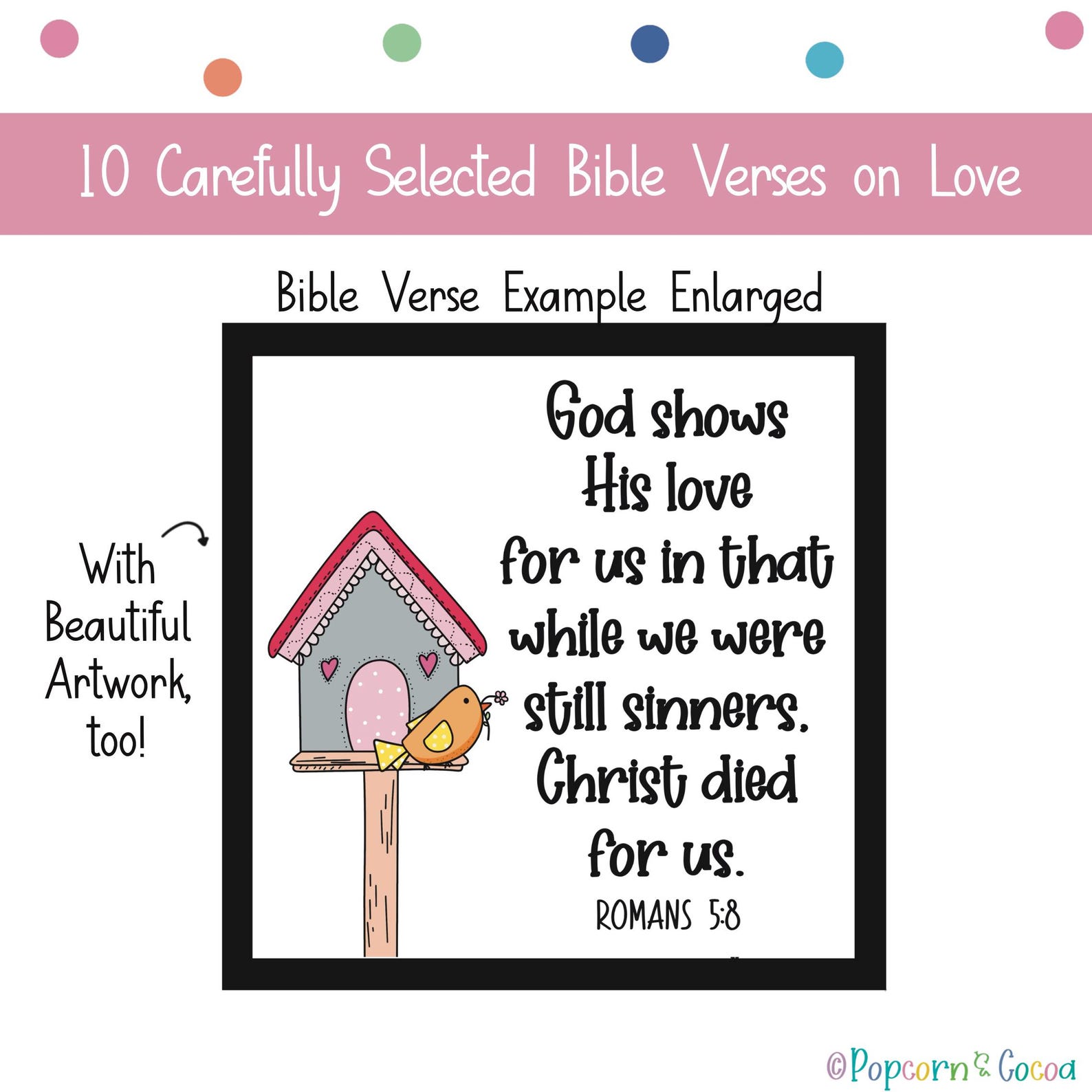 Christian Valentine’s Day Bulletin Board Kit! Bible Verse Bulletin ...