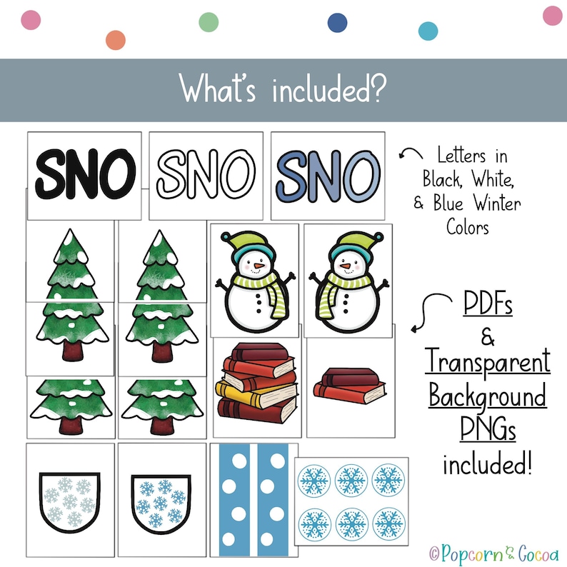 Winter Bulletin Board Kit With Snow, Snowmen, Books, and Trees ...