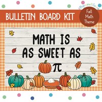 Pi Day Bulletin Board Kit, Classroom Decor, Printable March Bulletin ...