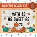 Fall Math Bulletin Board Kit, Pumpkin Pi Bulletin Board, Math Bulletin ...