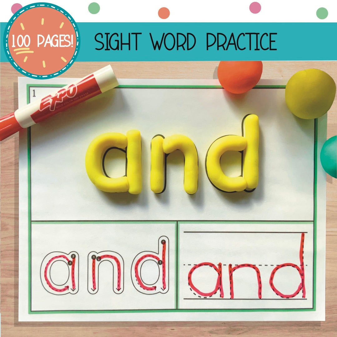 Sight Words Activity Mats for Daycare, Pre-k, Homeschool, Kindergarten ...
