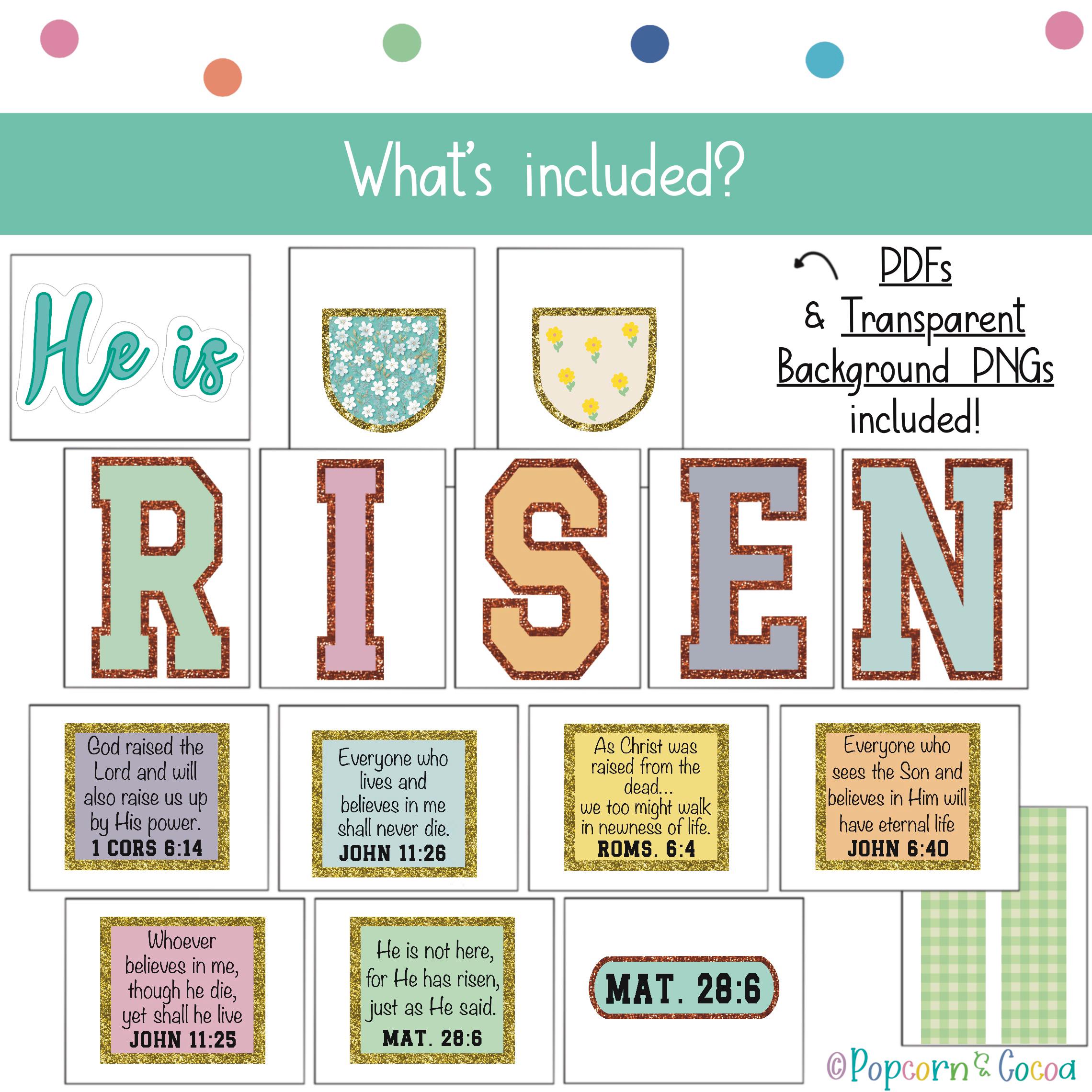 Christian Easter Bulletin Board Kit! Great for Christian School or ...