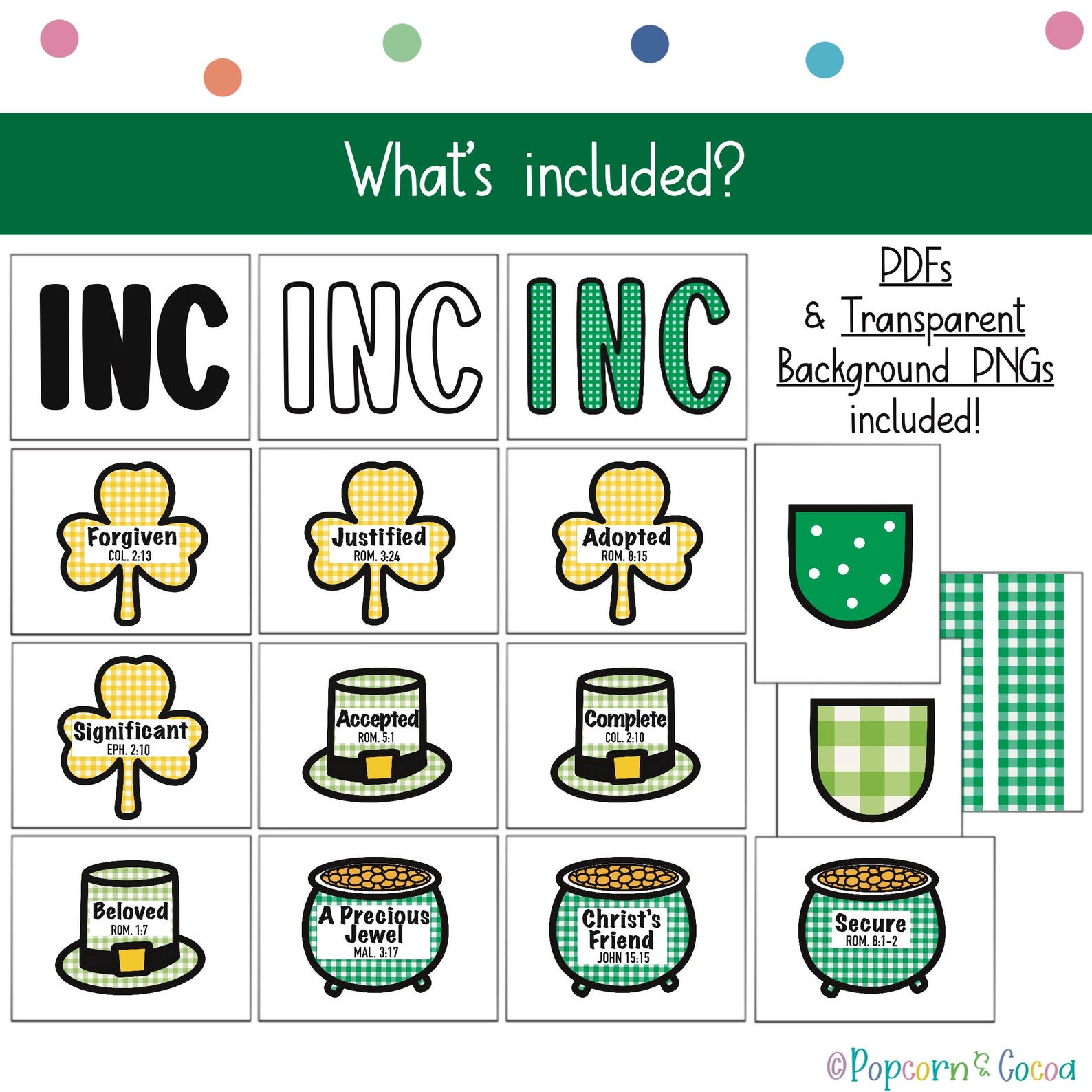 Christian St. Patrick’s Day Bulletin Board Kit! Bible Verse Bulletin ...