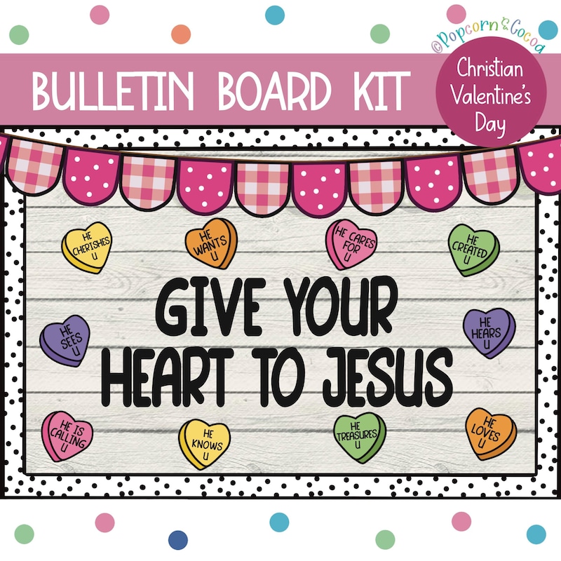 Christian Valentines Bulletin Board - Etsy