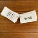 Sight Words Flashcards for Kids With Orthographic Mapping Boxes - Etsy